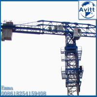 China QTZ125 PT6016 Mobile Tower Crane 60m Boom 10 Ton Capacity 50m Height Industrial Construction Equipment for sale