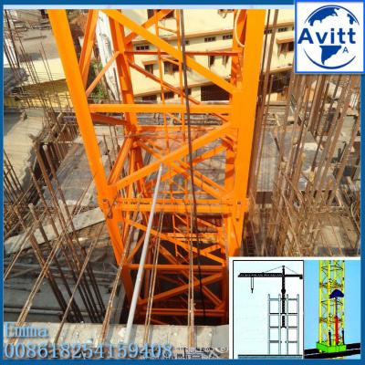 China QTZ40 Internal Climbing Tower Crane 4 Ton Capacity 47m Boom for High-Rise Construction Projects for sale