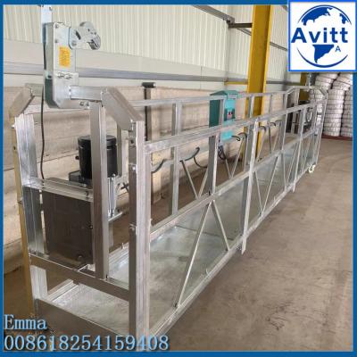 China ZLP630 Working Platform 630kg Suspended Gondola with 9-11 m/min Speed for Window Cleaning for sale