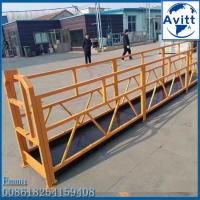 China ZLP Construction Suspended Access Cradles Gondola Lift 800KG 1000KG Load for sale