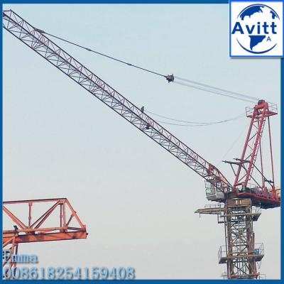 China Mini Luffing Crane D2520 6T Load Capacity 25m Jib Remote Control for sale