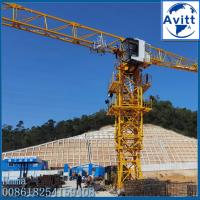 China 6t Flat Top Tower Crane For Real Estate Building Construction Use for sale