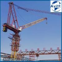 China D5520 Telescopic Hydraulic Tower Crane 18T Capacity 55m Jib Luffing Building Construction Equipment for sale