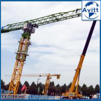 China PT5515 QTZ80 Flat Top Tower Crane - 6 Ton Capacity, 55 Meter Jib, 150 Meter Max Height for sale