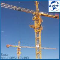 China TC6013 QTZ80 Tower Crane 6t Max Lifting Capacity 60m Jib Length 40m Freestanding Height for sale