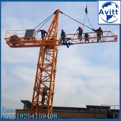 China qtz5008 4t Hydraulic Telescopic Tower Crane CE Certification Safety Work for sale