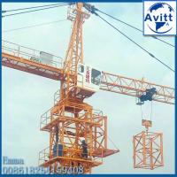 China 4T TC5010 Hydraulic Telescopic Tower Crane Top-slewing Types Equipment for sale