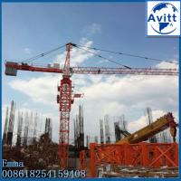 China QTZ63 5011 Topkit Tower Crane 5 Ton Capacity 50m Working Radius for sale