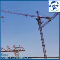 China QTZ50 TC5010 5t Hammerhead Tower Crane 50m Jib 30m Freestanding Height for sale