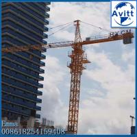 China QTZ160 1600kNm Topkit Tower Crane 12t Capacity 60m Jib for High Rise Building for sale