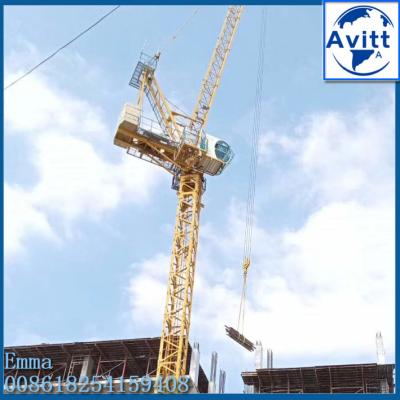 China D2520 Mini Luffing Boom Tower Crane - 25m Radius, 6 Ton Capacity for High-Rise Construction for sale