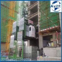 China SC100/100 Construction Elevator Lift 2 Tons Capacity 150m Height Climbing Type for Building Sites for sale