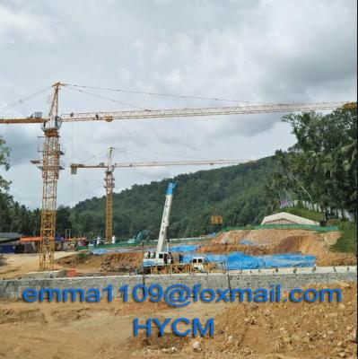 China TC5015 Tower Crane Hammerhead type Jib length 50 meters Tip load 1.5 tons for sale