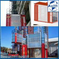 China 4tons VFD Inverter control Rack and Pinion Building Elevator Hoist Low or Middle Speed for sale