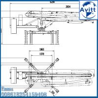 China HGY14-3 Concrete Placing Boom with 13.5m Reach and 20MPa System Pressure for Construction Projects for sale