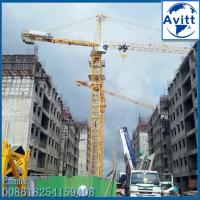 China QTZ125 6018 Tower Crane 10 Ton 60m Jib 2x3m Mast Sections CE ISO GOST for sale