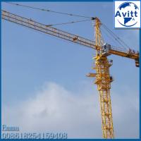 China 8t Topkit Head Tower Crane TC5015 50m Jib Boom for 80m Buildings for sale