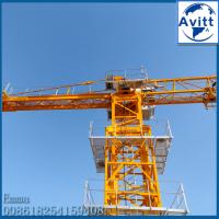 China Flat Top Tower Crane 5t Capacity 52m Working Range Construction Building for sale
