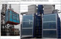 China SC200/200 Construction Hoist of a Second Elevator Cage 2000kg Per Cage Load for sale