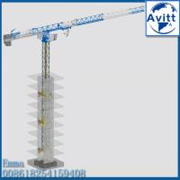 China QTZ40 4 Ton Load Internal Climbing Tower Crane Flat Top Topless Type for sale