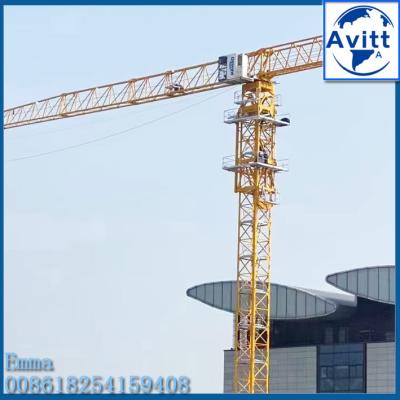 China PT6015 QTZ125 Flat Top Tower Crane 10T Load Capacity 60M Boom Length with CE EAC Certification for sale