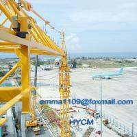 China TC6020 Topkit Tower Crane 10 Tons Max Load 60m Jib 2.0 Tons Tip Load for sale