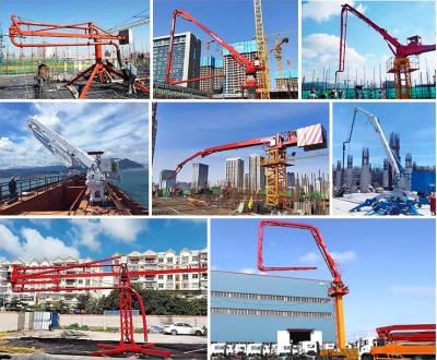China HGY21 Concrete Placing Boom with 20.6m Horizontal Radius and 32MPa Hydraulic System for sale