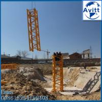 China QTZ63 Hammerhead Tower Crane 5T Load 50m Jib 35.5m Free Height S24 Mast Section for sale