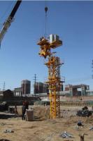 China QTZ63 5ton Topkit Tower Crane 50m Jib Potain S24 Mast Sections for 10 Floor Buildings for sale
