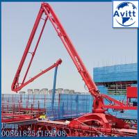 China HGY13 Boom Placer Concrete Distributing Machine 13m Working Radius 20MPa Hydraulic System for sale