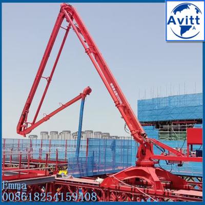 China HGY13 Boom Placer Concrete Distributing Machine 13m Working Radius 20MPa Hydraulic System for sale