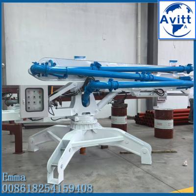 China HGY12-2 Mobile Concrete Placing Boom 11.6m Reach with 360° Rotation and 4kW Power for Construction for sale
