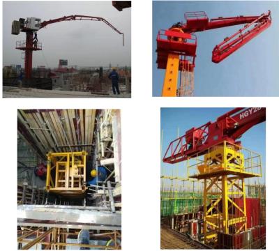China HGY24-3 Floor Concrete Placing Boom with 24m Reach and 22.5m Height for Building Construction for sale
