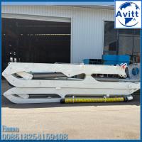 China HGY24-4 Floor Concrete Placer Boom with 24m Reach and 22.5m Height Hydraulic Climbing System for sale