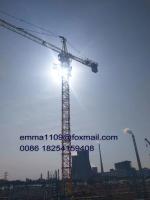 China Building Fixing Tower Crane 6ton Max Capacity Load Height 40mts Long Arm 60mts for sale