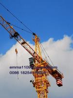 China Building Fixing Tower Crane 6ton Max Capacity Load Height 40mts Long Arm 60mts for sale