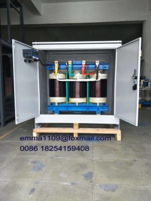China Copper Winding Three Phase Isolation Transformer 60kVA 230V to 380V for Tower Crane Applications with 3-Year Warranty for sale