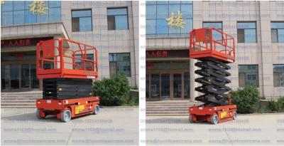China GTJZ1214 Self Propelled Scissor Lift 13.8m Working Height 320kg Load Capacity Hydraulic Drive for sale