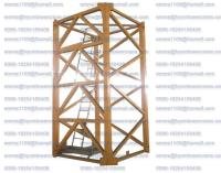 China Liebherr 290H Tower Crane Mast Section 2.3x2.3x4.14m with High-Strength Bolts and Rest Platform for sale