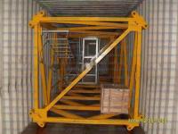 China Liebherr 290H Tower Crane Mast Section 2.3x2.3x4.14m with High-Strength Bolts and Rest Platform for sale
