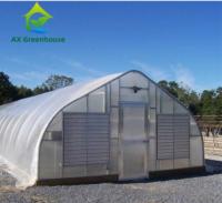 China Plants Cultivation Single Span Polycarbonate PC Sheet Greenhouse with Stable Structure and Easy Assembly for sale