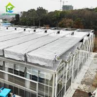 China Snow Resistant Luxury Multi-span Agricultural Venlo Glass Greenhouse For Vegetable Growing for sale