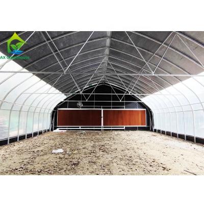 China Fully Automatic Blackout Exterior Light Dep Greenhouse White Black Film Rolling for sale