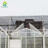 China Snow Resistant Luxury Multi-span Agricultural Venlo Glass Greenhouse For Vegetable Growing for sale