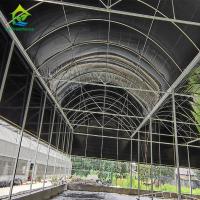 China Multi Sapn Balckout Light Deprivation Greenhouse For Mushroom Growing for sale