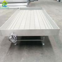 China ODM Indoor Outdoor Hydroponic Garden Greenhouse Rolling Benches Vertical Grow Rack System for sale