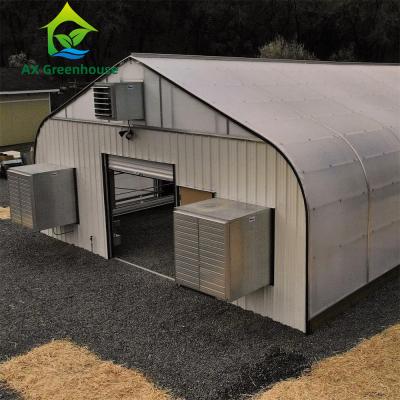 China Fully Automated 100% Blackout Light Deprivation Greenhouse for Medical Plants for sale