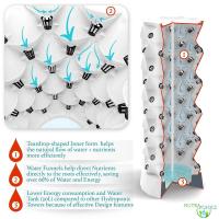 China Nursery Indoor Garden Cultivation Vertical Hydroponic Tower With 30L Water Tank for sale
