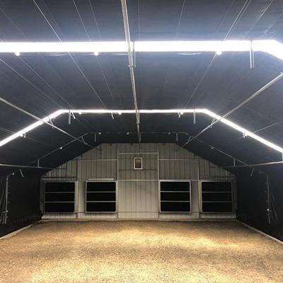 China Tropical Mushroom Medical Herb Growing Blackout Light Deprivation Greenhouse Automatic for sale
