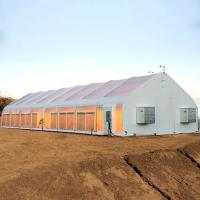 China Polycarbonate Light Deprivation Mushroom Greenhouse Blackout With Irrigation System for sale